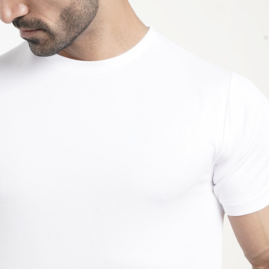 White Dry Fit Mens Tshirt – Sharrys Online Clothing Store