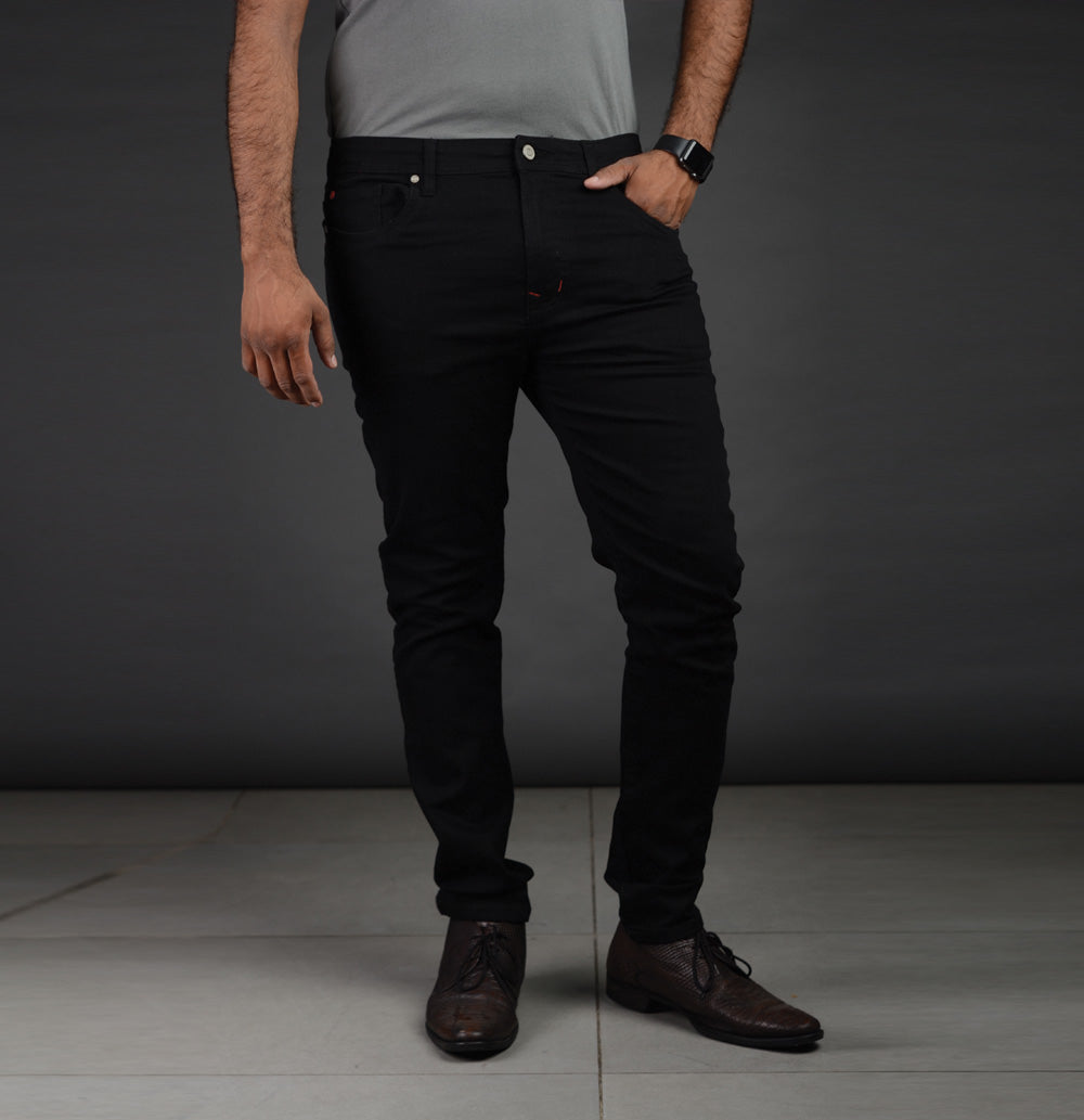 Slim-Fit Jet Black Jeans – Sharrys Online Clothing Store