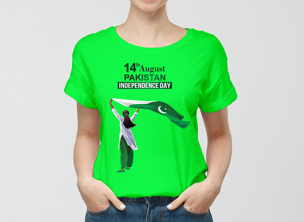 Graphic Design T Shirt Independence Of Pakistan – Sharrys Online ...