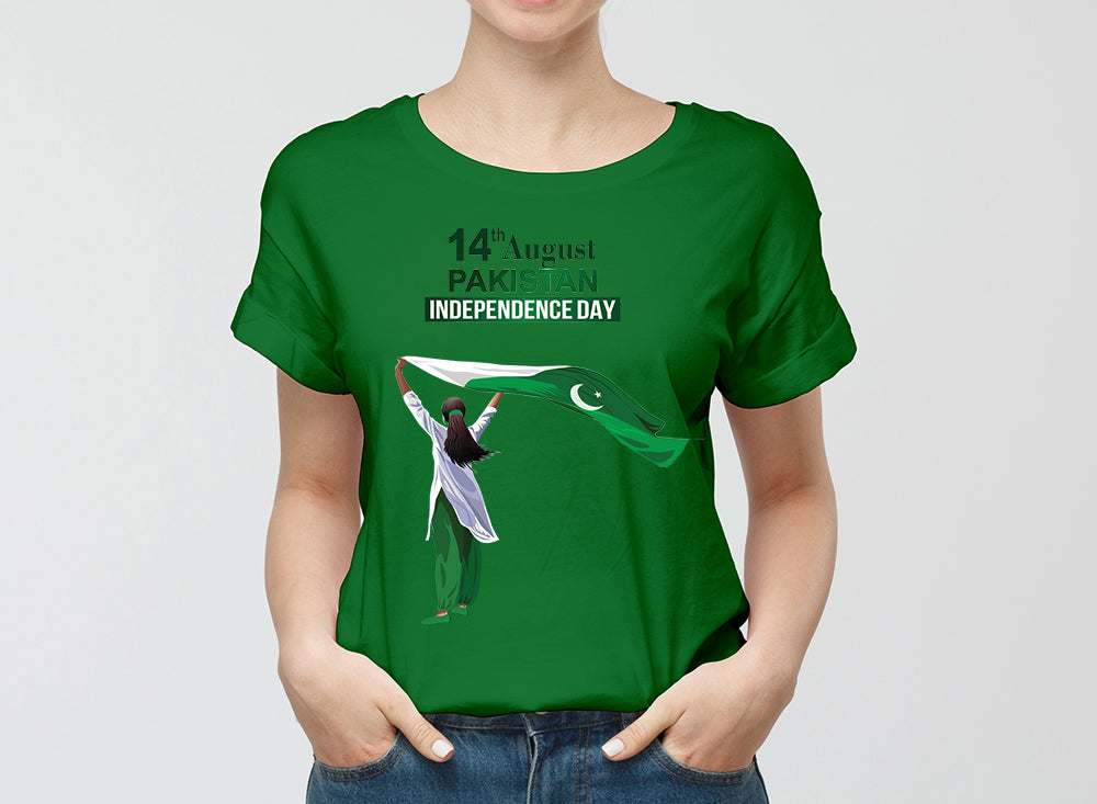 Graphic Design T Shirt Independence Of Pakistan – Sharrys Online ...