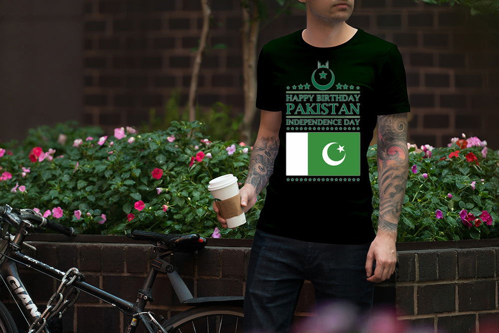 Graphic Design Pakistan Independence Day T Shirt – Sharrys Online ...