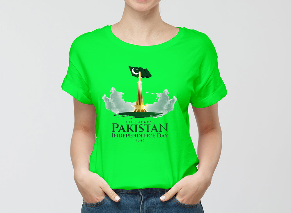 Graphic Design T Shirt Independence Of Pakistan – Sharrys Online ...