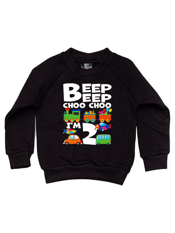 Customized Sweatshirt For Kids (BEEP CHOO) – Sharrys Online Clothing Store