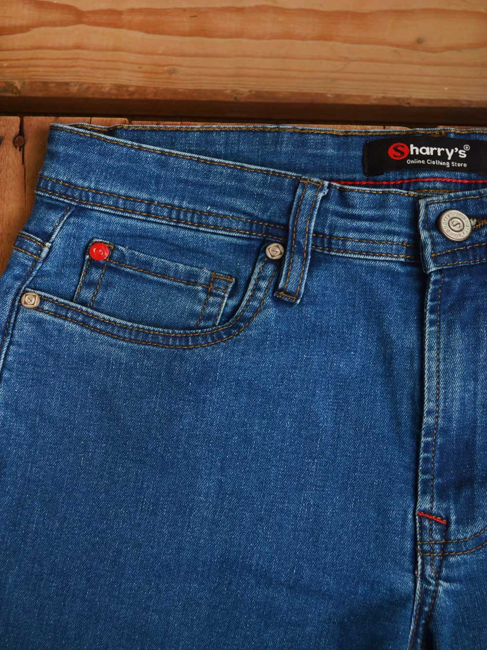 Solid Color Blue Jeans – Sharrys Online Clothing Store