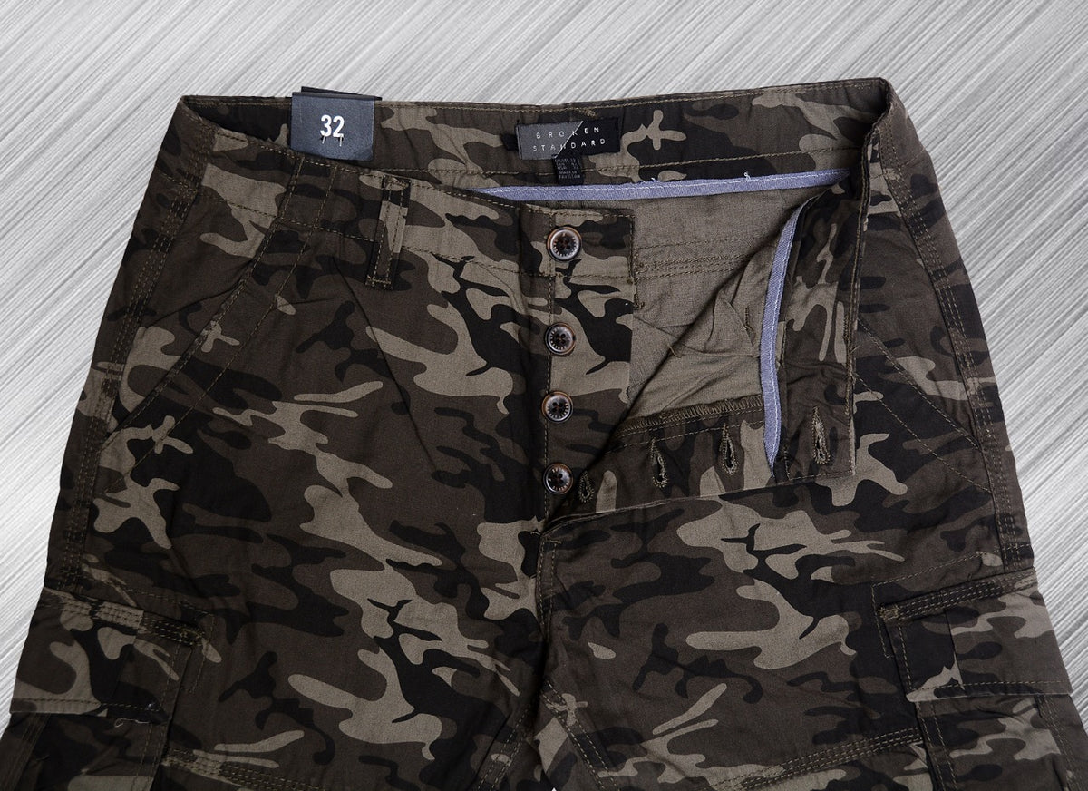 Export Leftover Camouflage Cargo Shorts – Sharrys Online Clothing Store